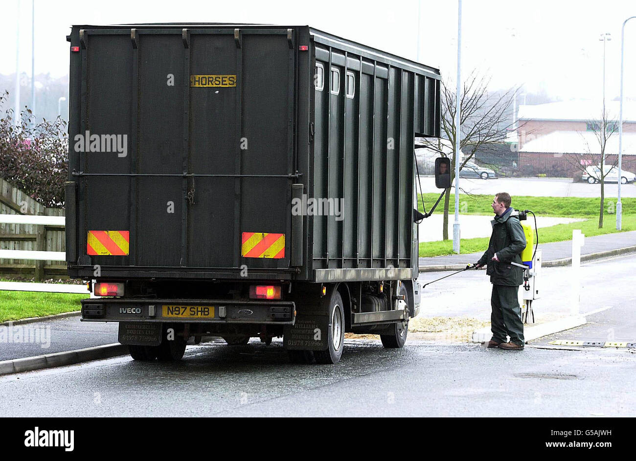 Disease lorry spraying hi-res stock photography and images - Alamy