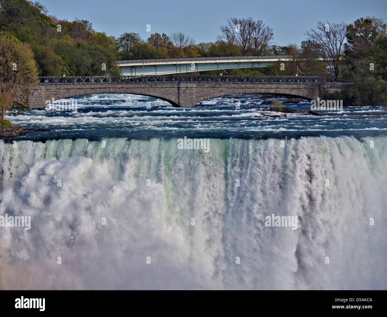 American waterfall at Niagara Stock Photo - Alamy