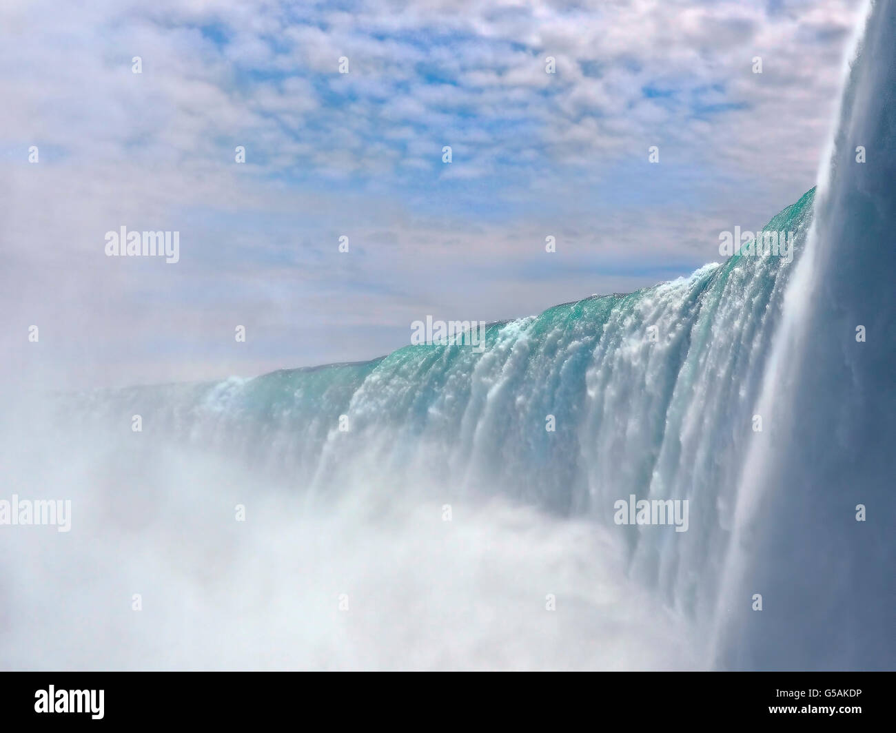 Tourists viewing canadian falls hi-res stock photography and images - Alamy