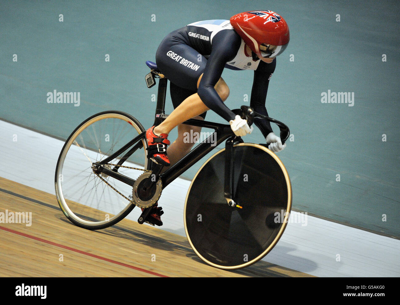 Great Britain's Victoria Pendleton during the Track Cycling Media day ...