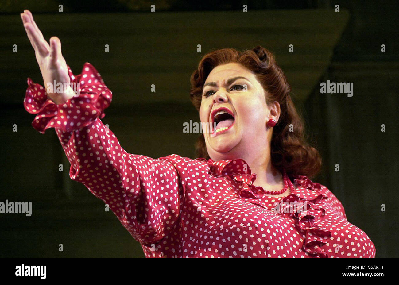 Comedienne, Dawn French, playing Bottom, in the forthcoming production ...