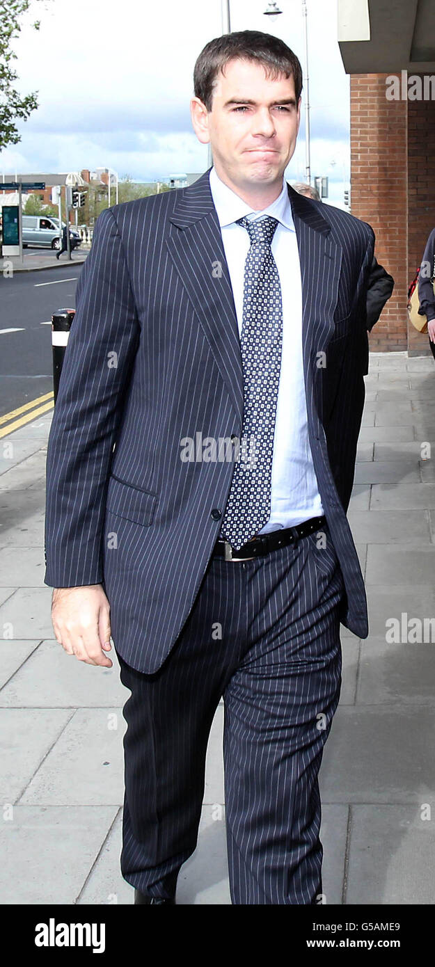 Sean Quinn Jnr, son of bankrupt ex-billionaire Sean Quinn, arrives at ...