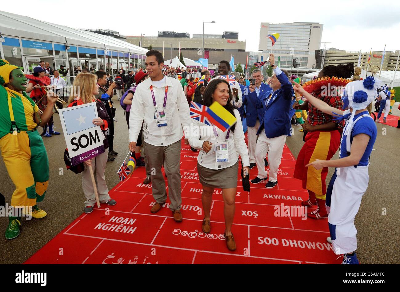 Olympics - Olympic Park Final Preparations Stock Photo - Alamy