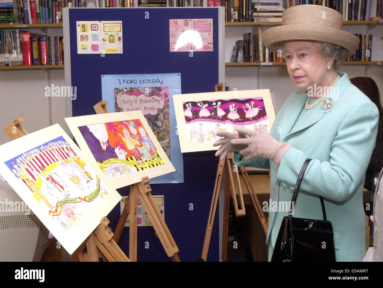 Queen & drawings Stock Photo - Alamy
