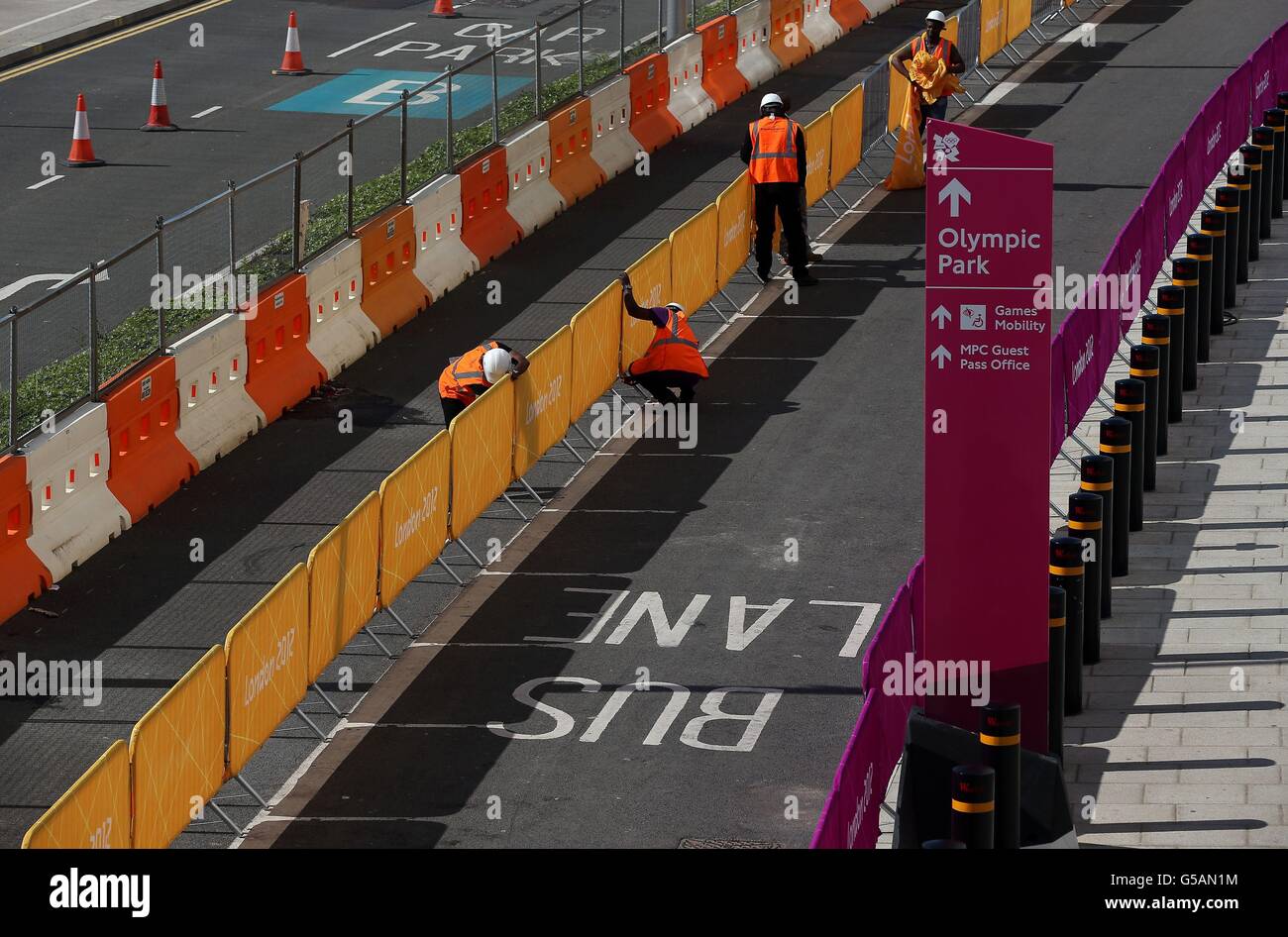 Olympics - Olympics Final preparations Stock Photo - Alamy