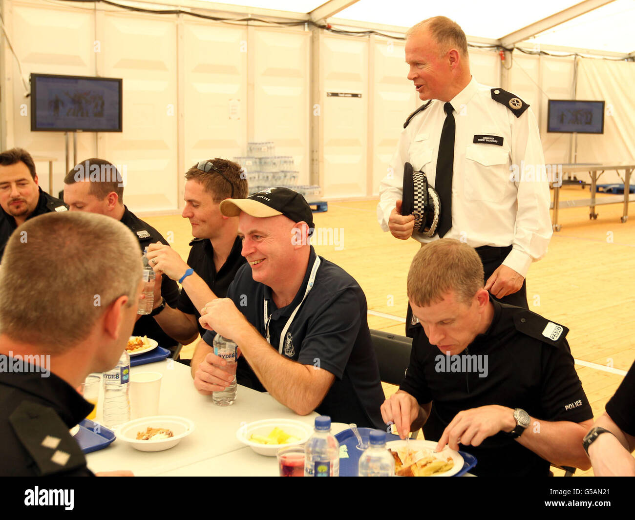 Police muster hi-res stock photography and images - Alamy