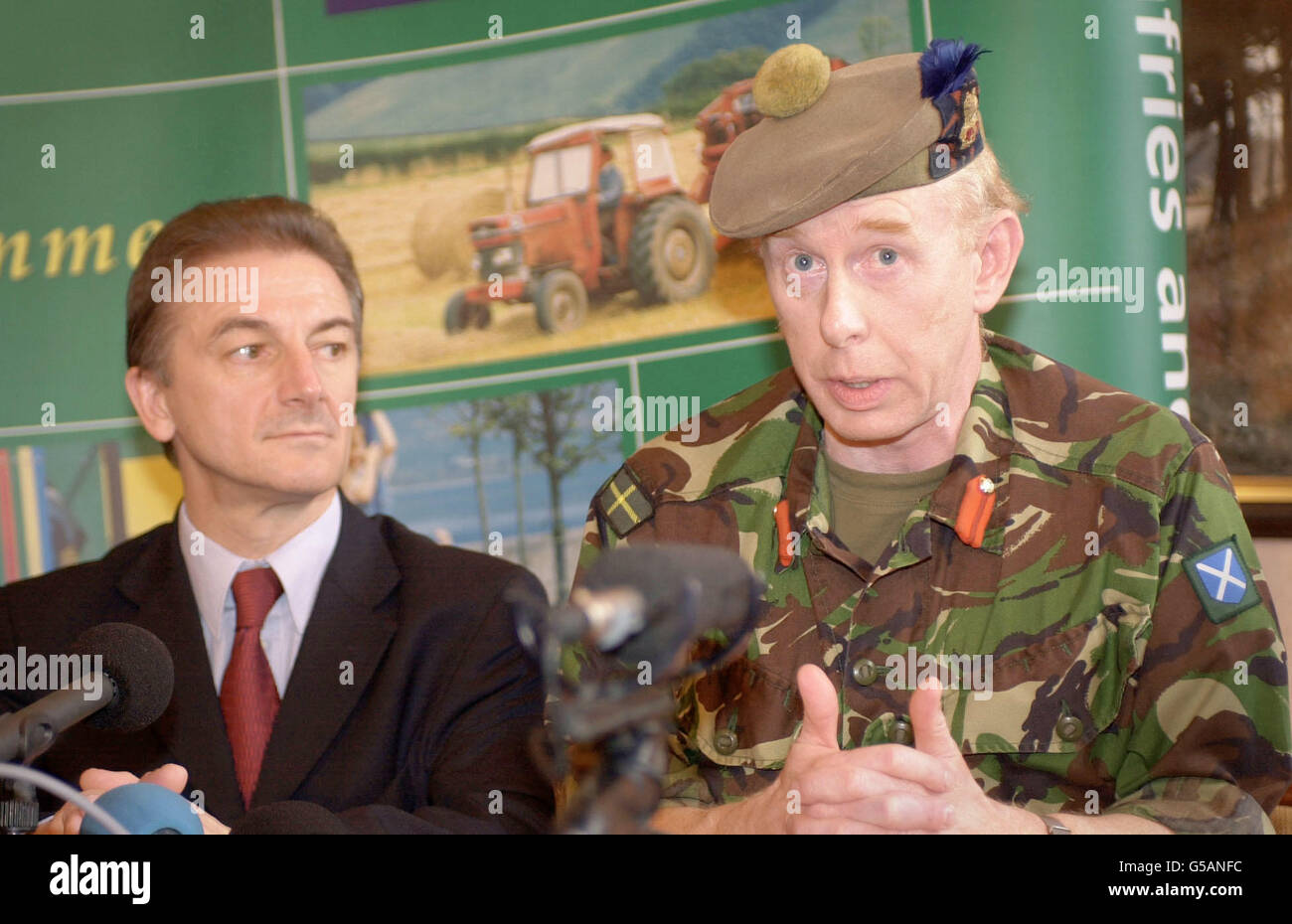 Foot and mouth army Stock Photo - Alamy