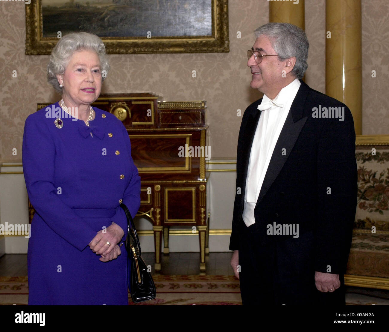 Britain's Queen Elizabeth II receives His Excellency the Ambassador of ...