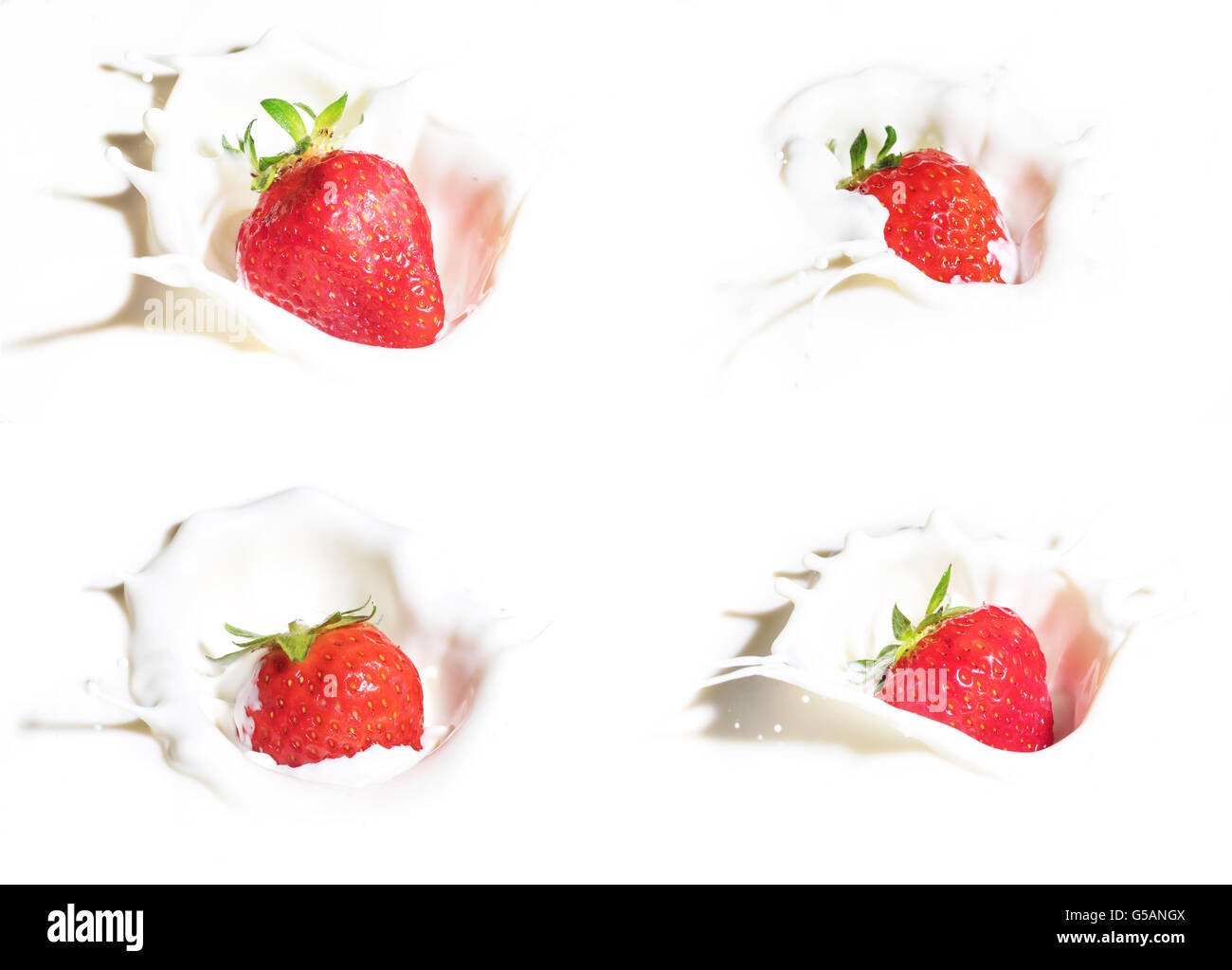Falling into milk hi-res stock photography and images - Alamy