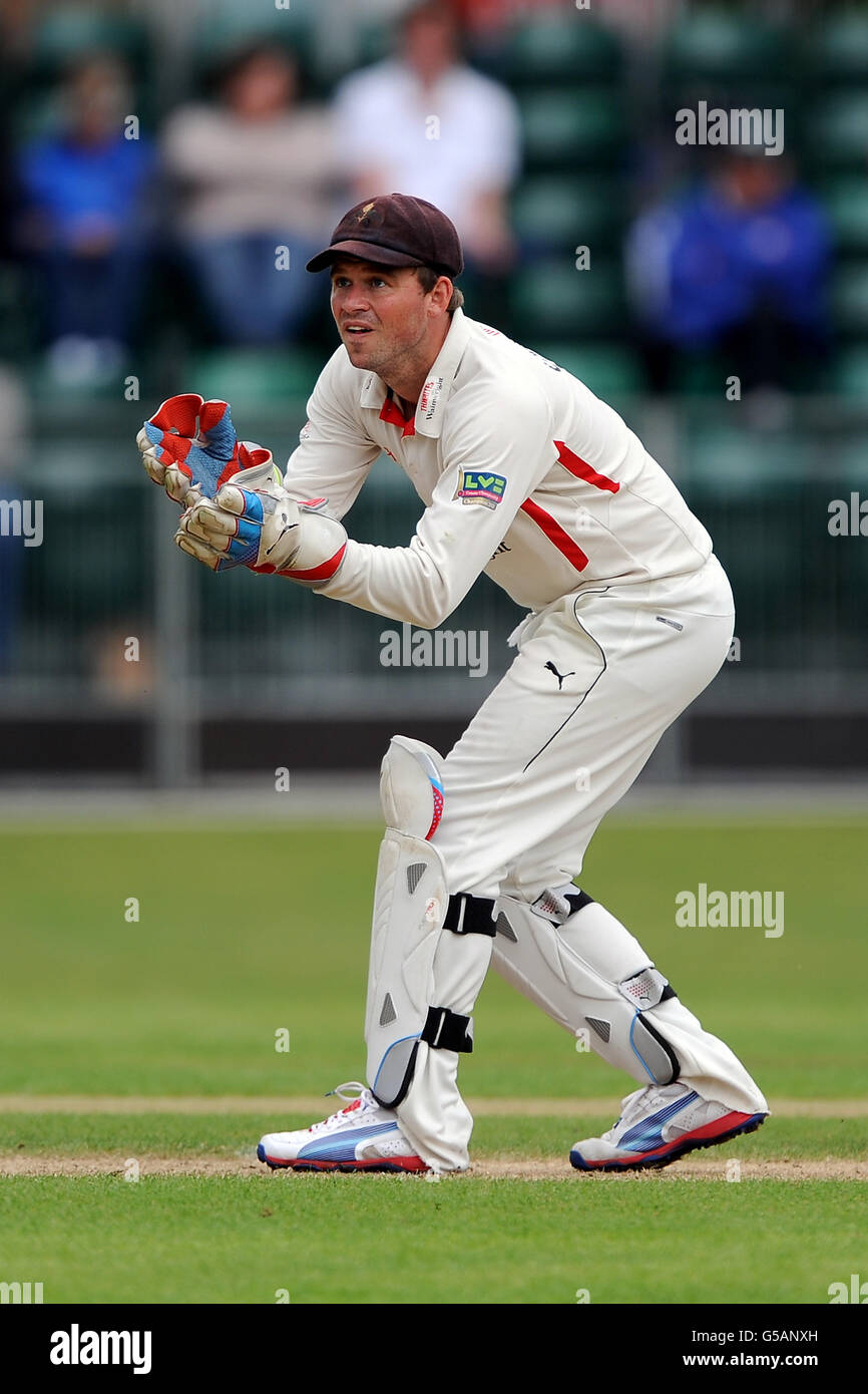 Lancashire wicket keeper gareth cross hi-res stock photography and ...