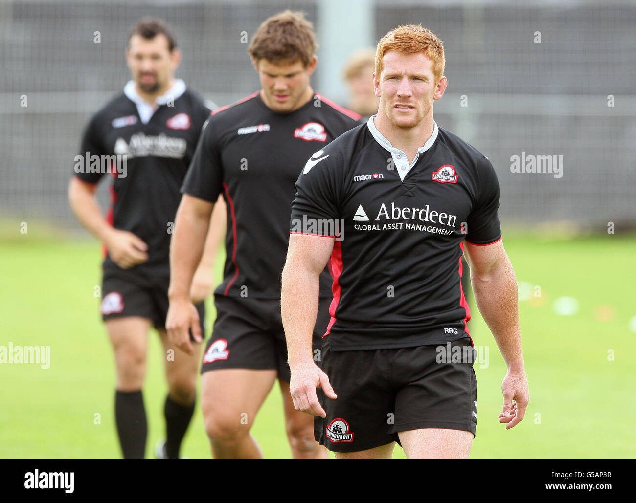 Edinburghs roddy grant during training at murrayfield hi-res stock photography and images - Alamy