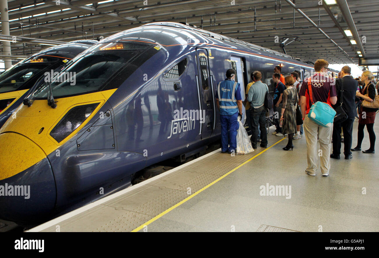 Javelin Train St Pancras To Olympic Park at Kathleen Reuter blog