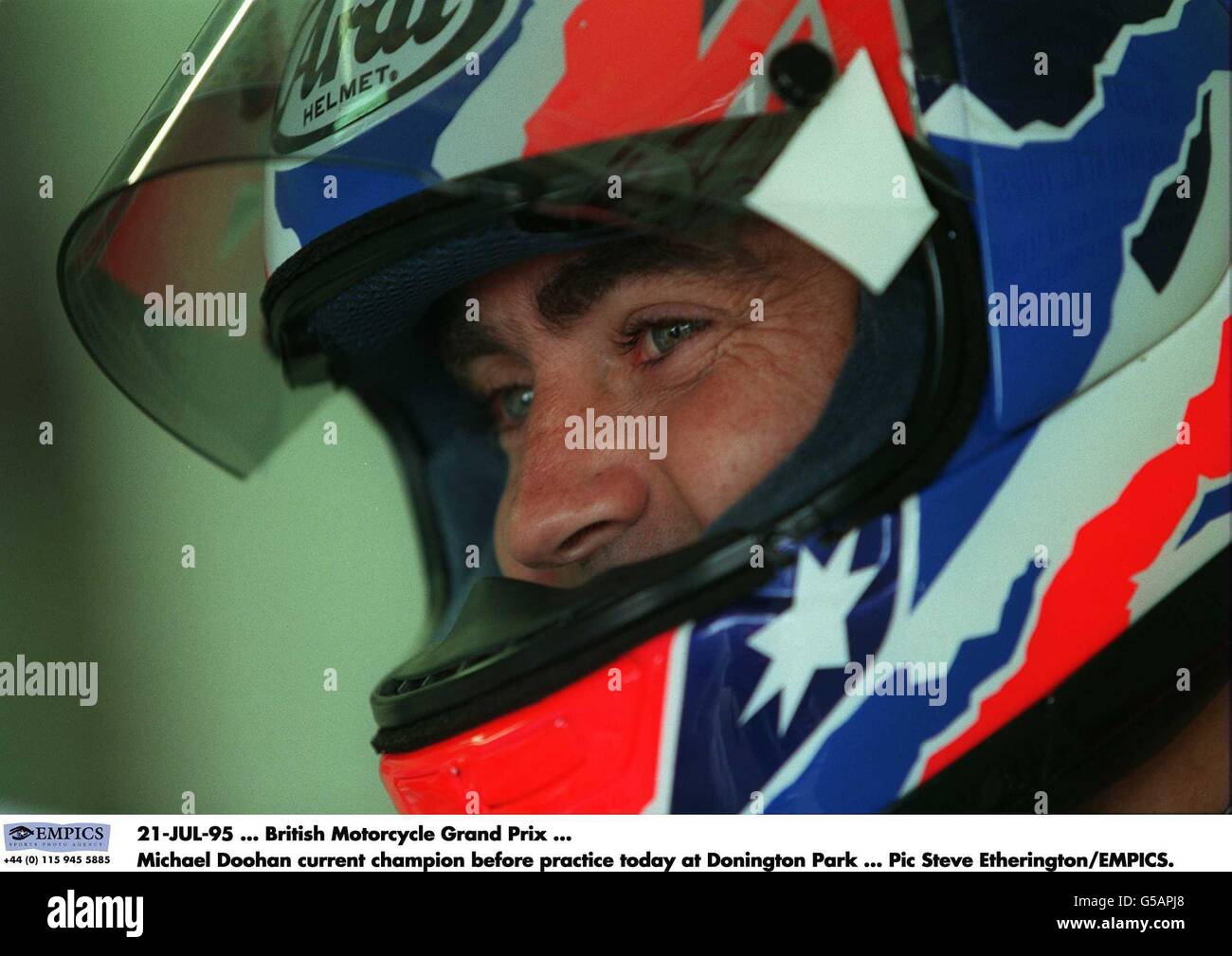 Michael doohan current champion before practice today donington park hi ...