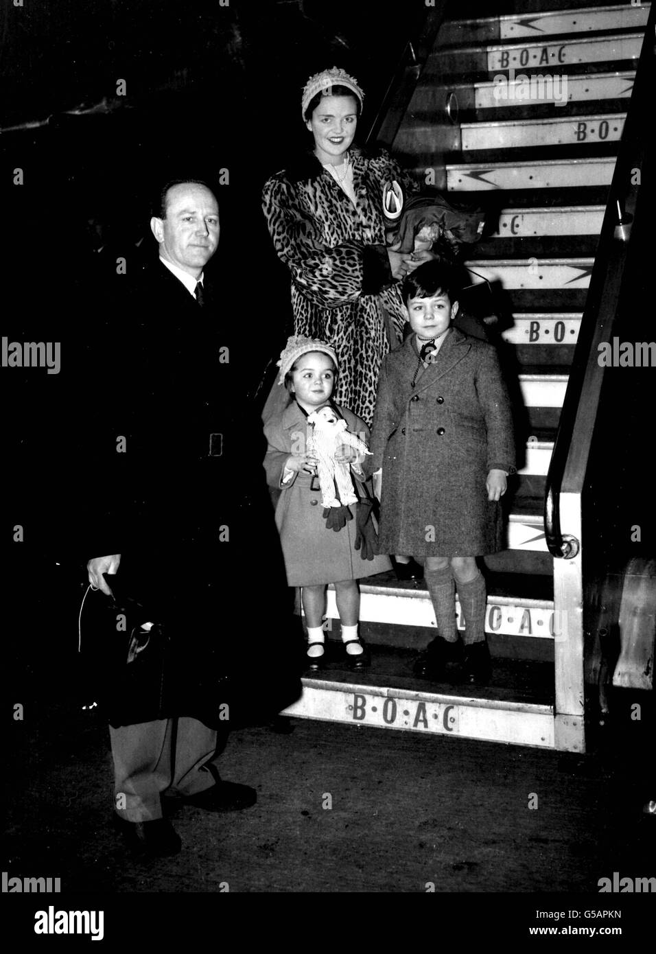 1952: Lieutenant-Commander Michael Parker, private secretary to the ...