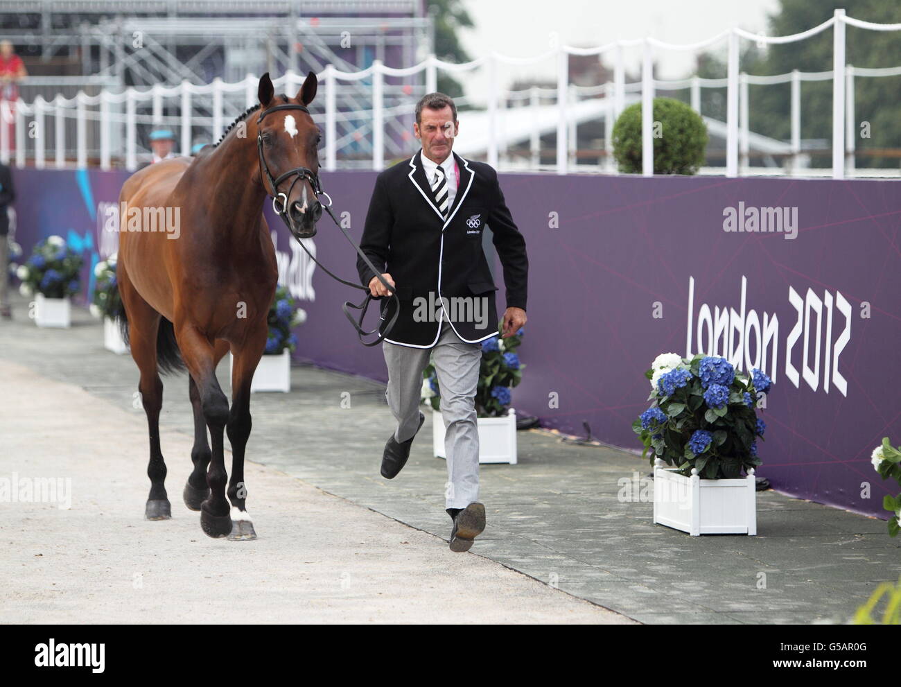 London Olympic Games - Day 0. New Zealand's Mark Todd with His horse ...