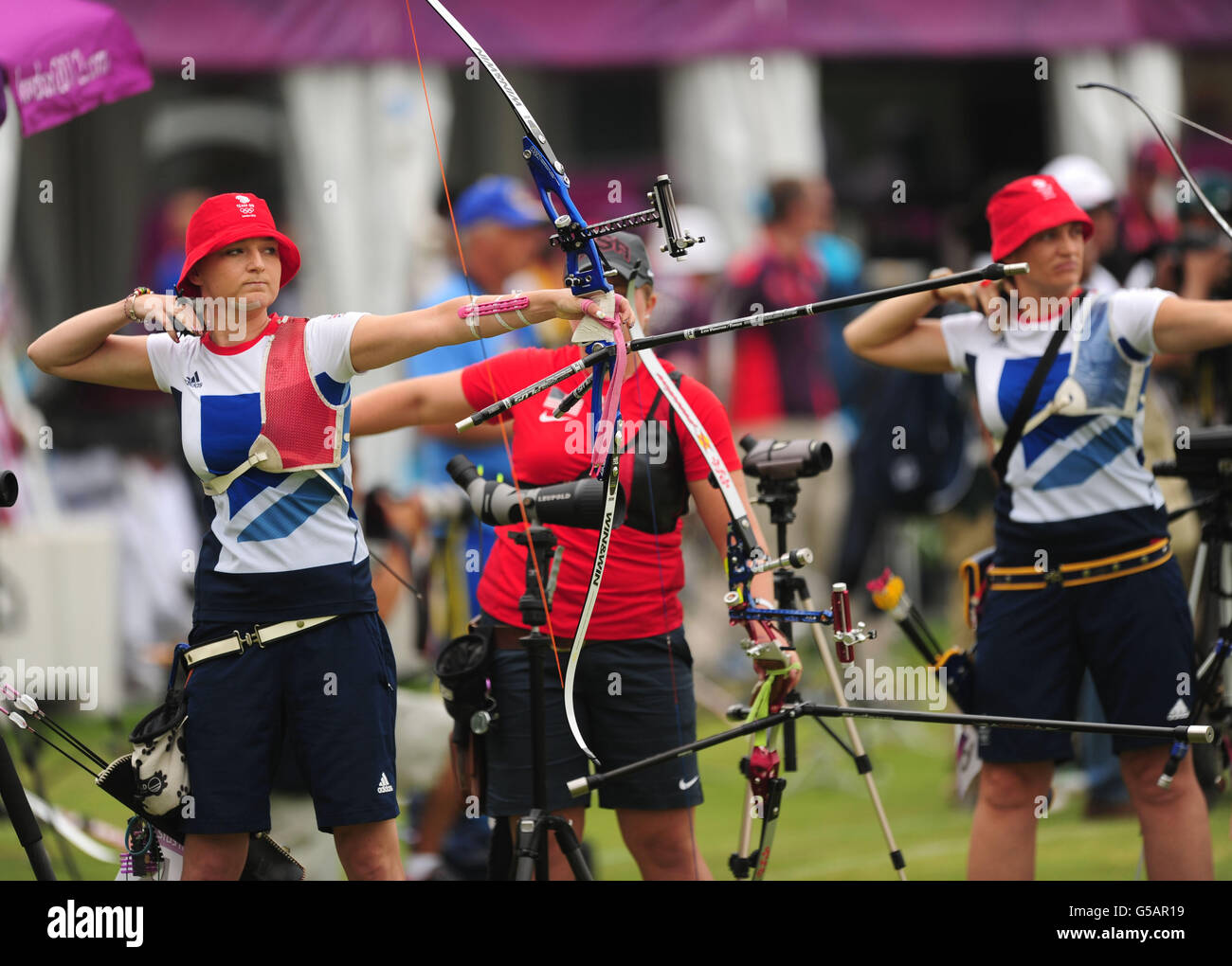 Great Britain's Amy Oliver in action during the Women's Individual ...