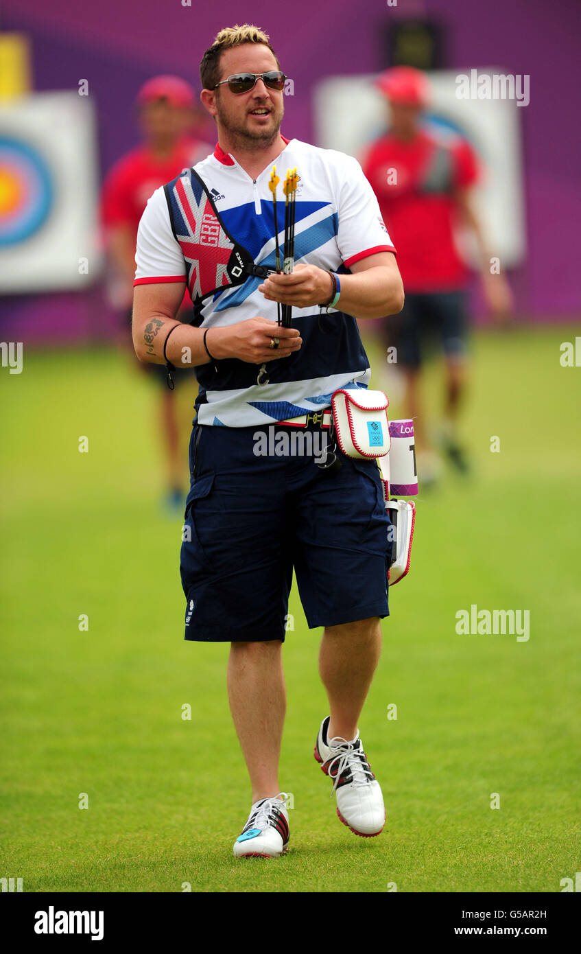 Great Britain's Larry Godfrey during the Men's Individual Archery ...