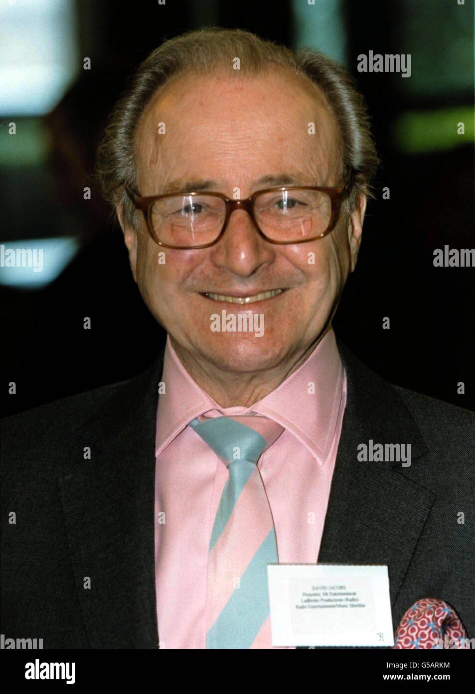 Broadcaster David Jacobs at the CRE (Commission For Race Equality) Race ...