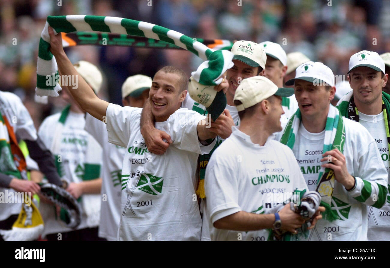 Celtic Celebrate Championship Stock Photo - Alamy