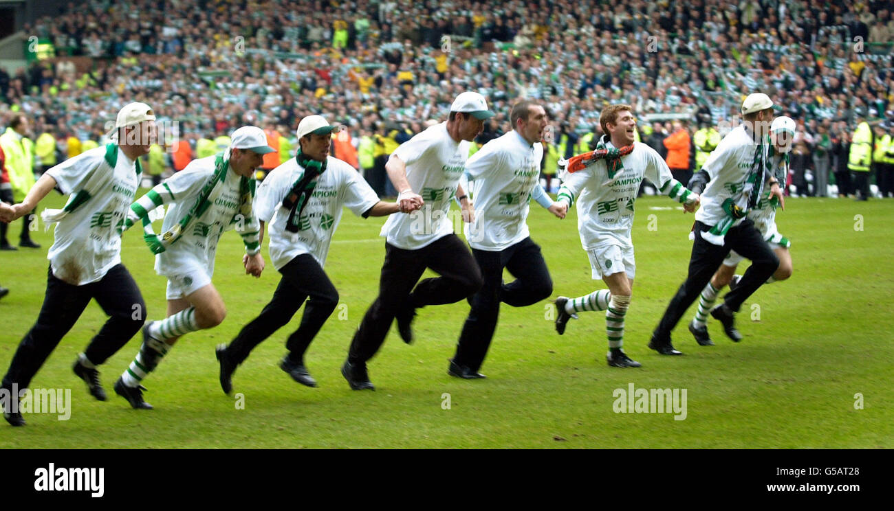 Celtic Celebrates Championship Stock Photo - Alamy