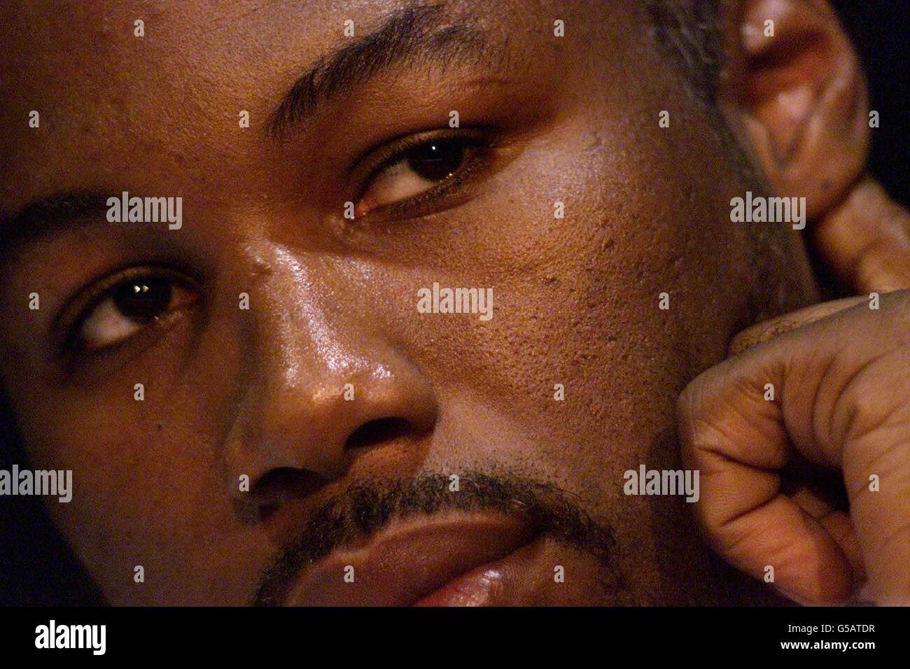 USA Boxer Lennox Lewis Stock Photo - Alamy