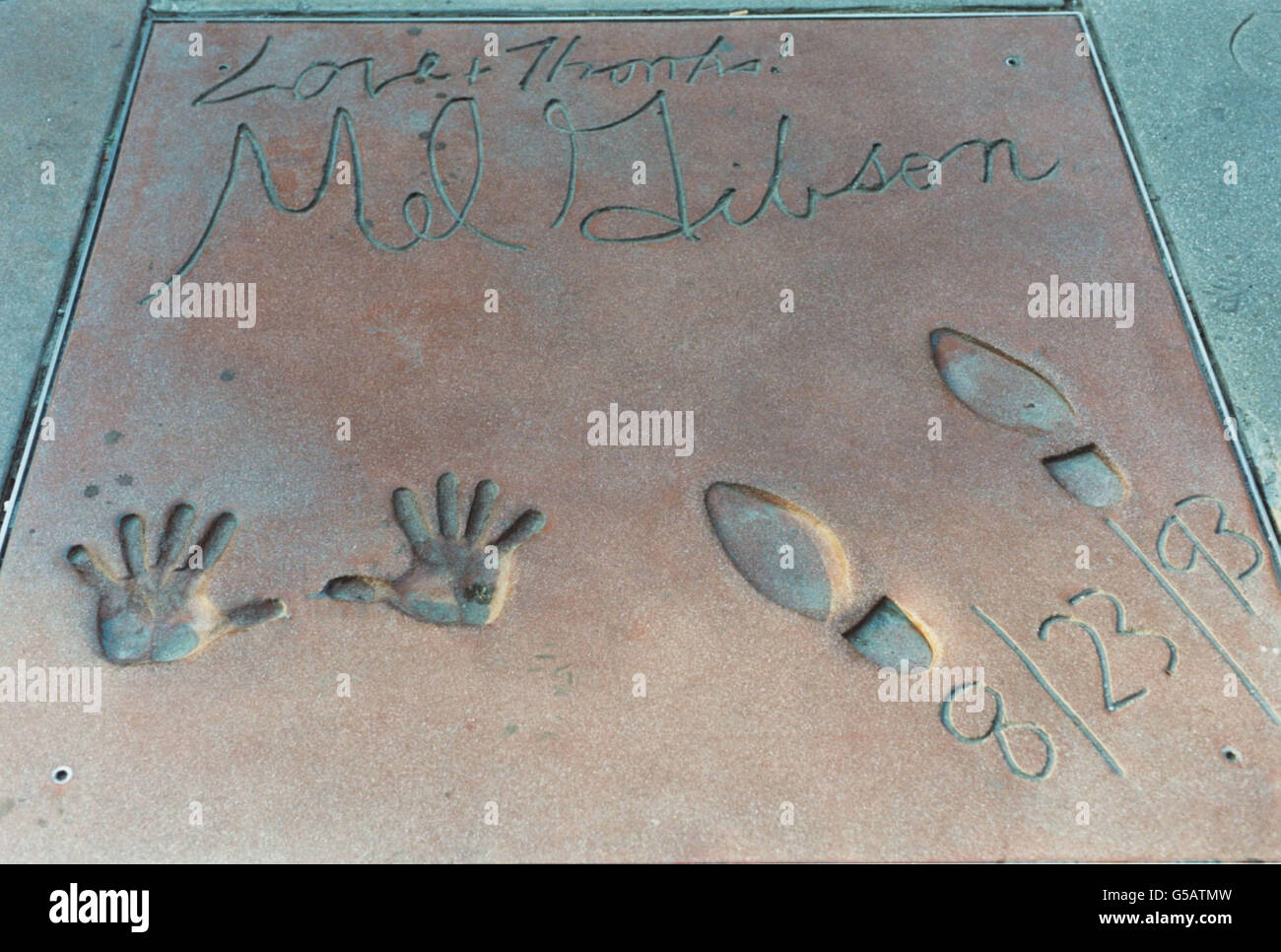 La stock hands gibson hi-res stock photography and images - Alamy