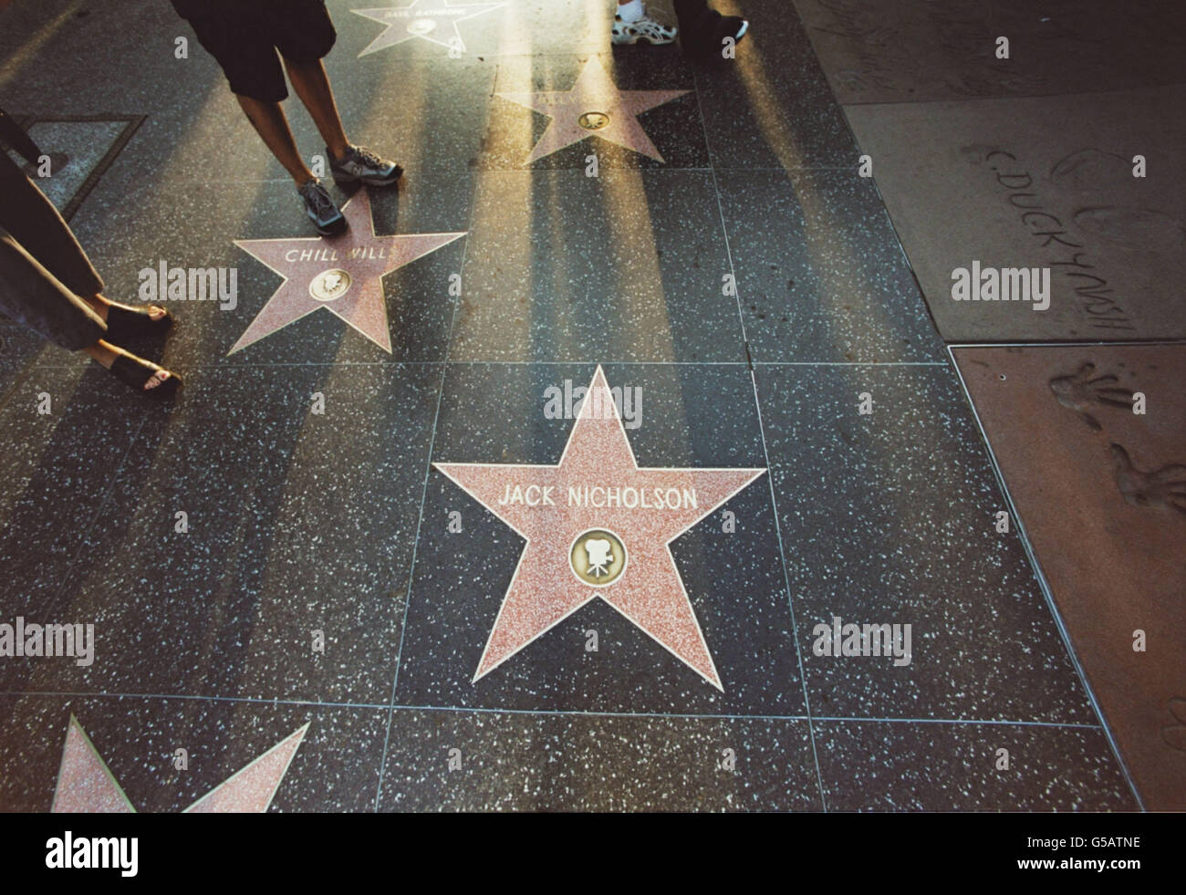 LA Stock Nicholson Star. Actor Jack Nicholson's star set into the ...