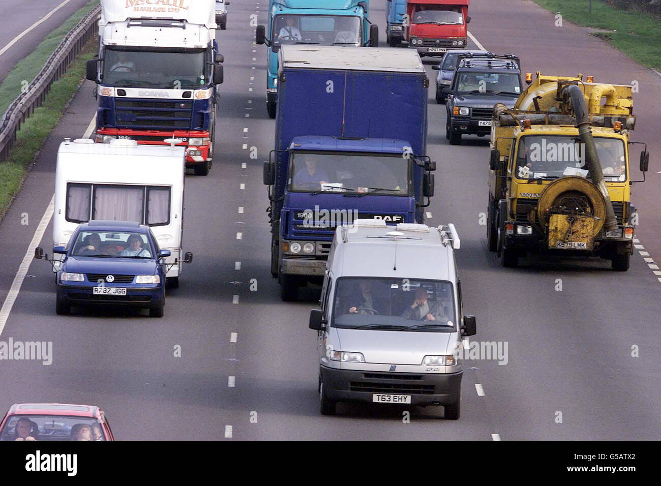 Easter break Traffic Stock Photo - Alamy