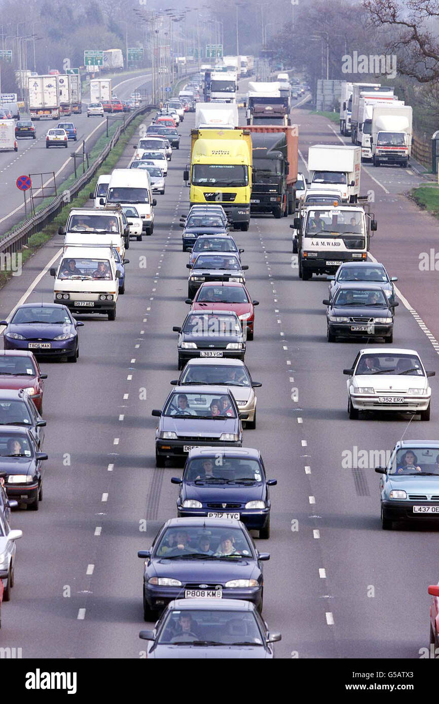 The day before the Easter break starts and the holiday traffic takes it ...