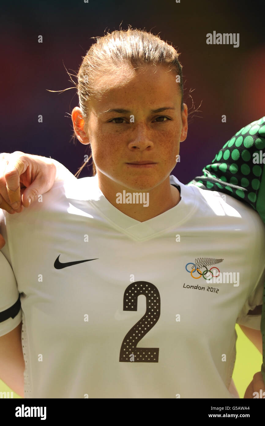 New Zealand's Ria Percival during the New Zealand v Brazil, Group E ...