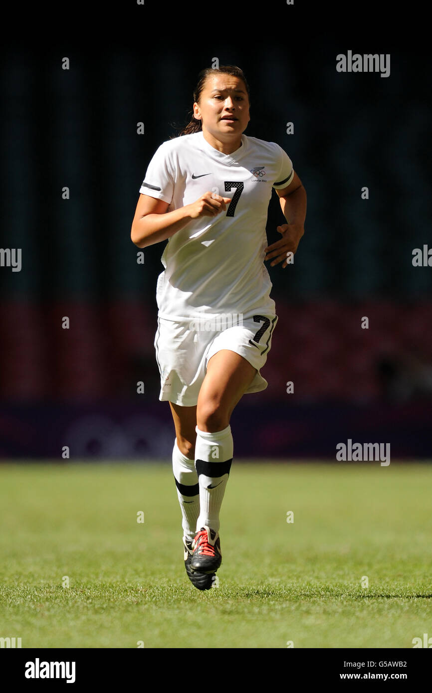 New Zealand's Ali Riley during the New Zealand v Brazil, Group E, Women ...