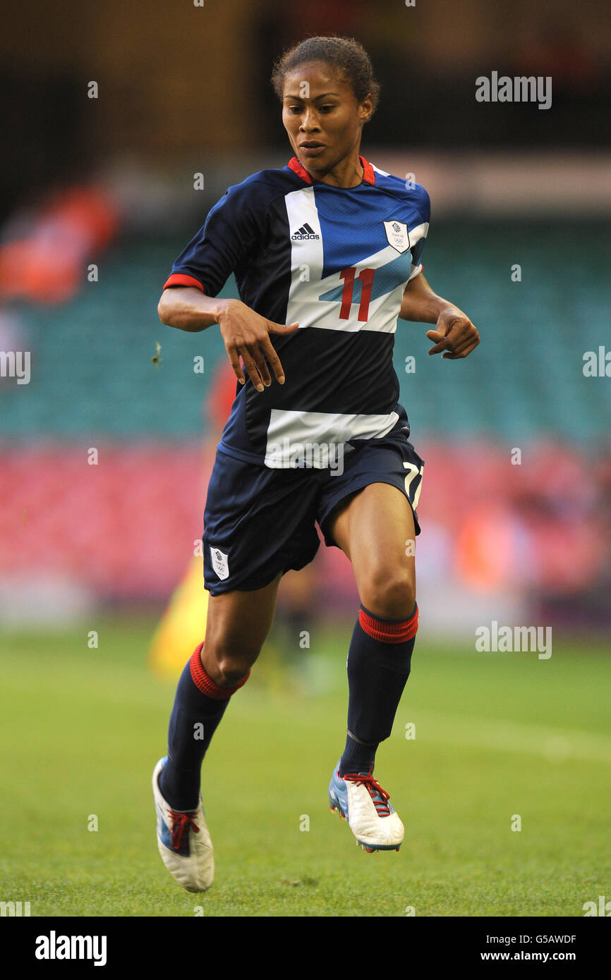 Great Britain's Rachel Yankey during the Great Britain v Cameroon ...