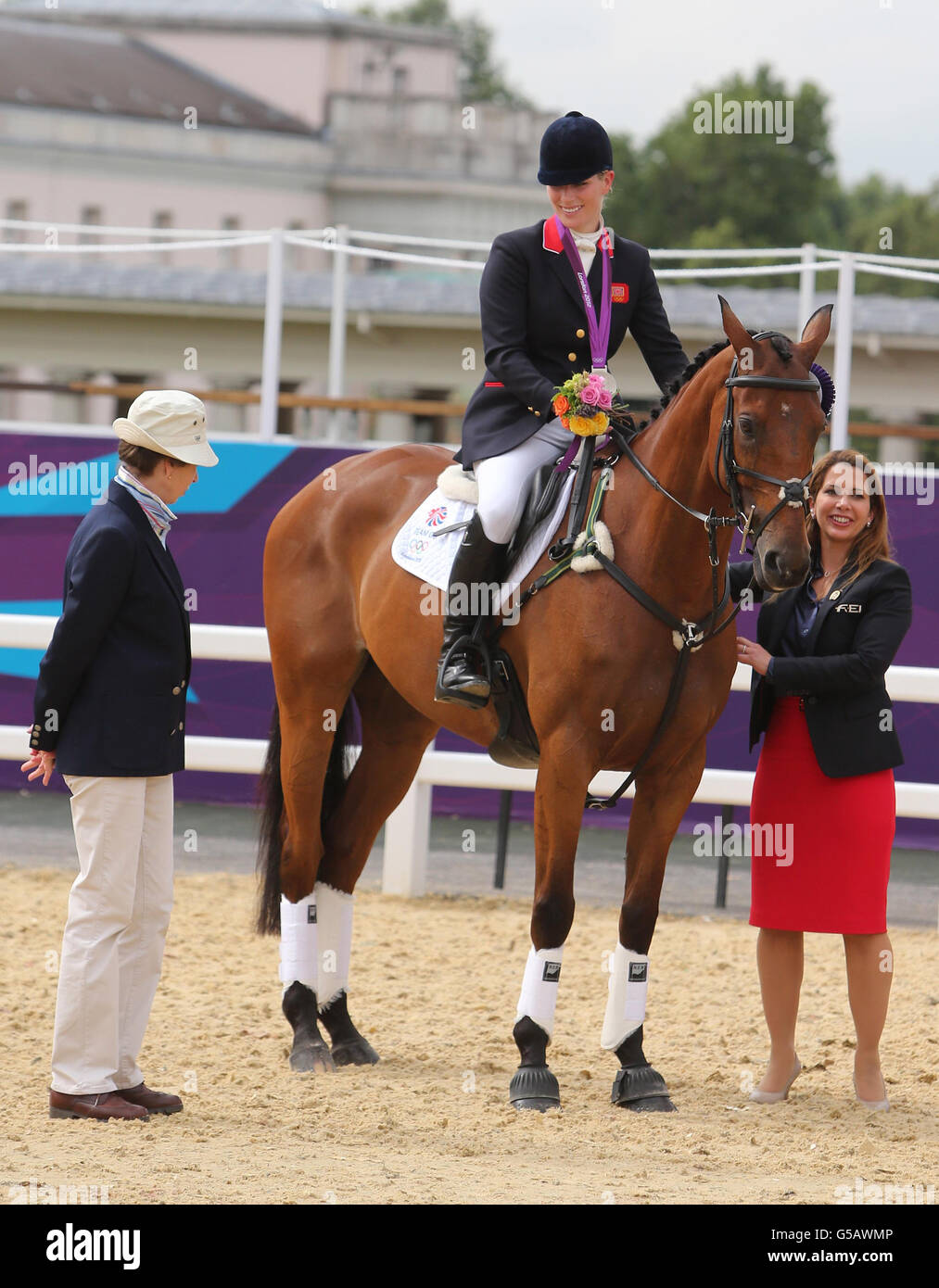Princess anne olympic horse hi-res stock photography and images - Alamy