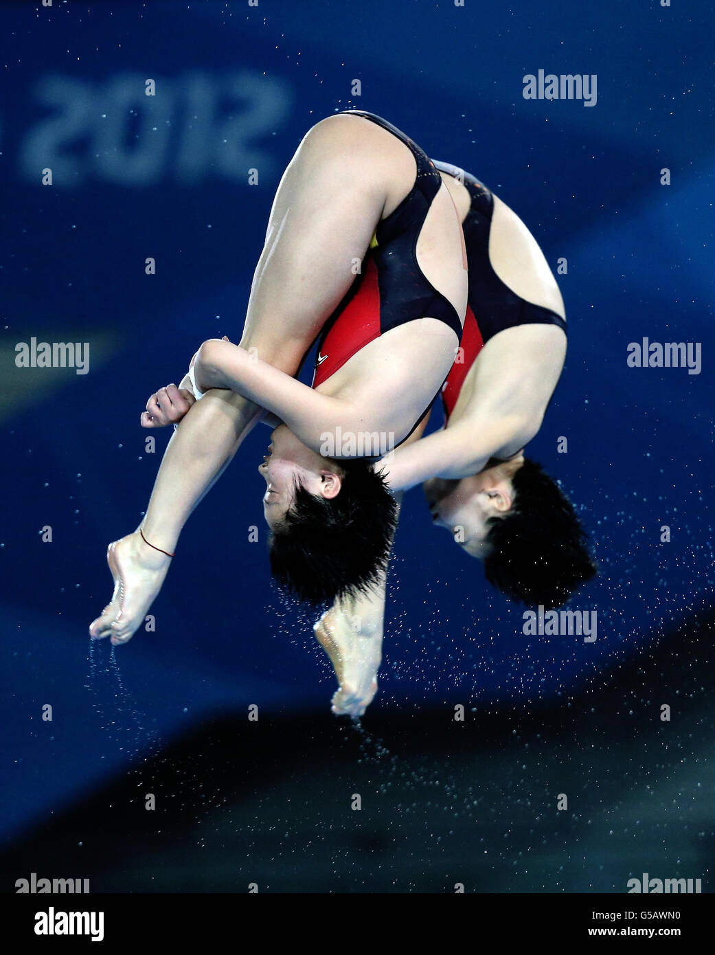 China's Ruolin Chen and Hao Wang during the Women's Synchronised 10m ...