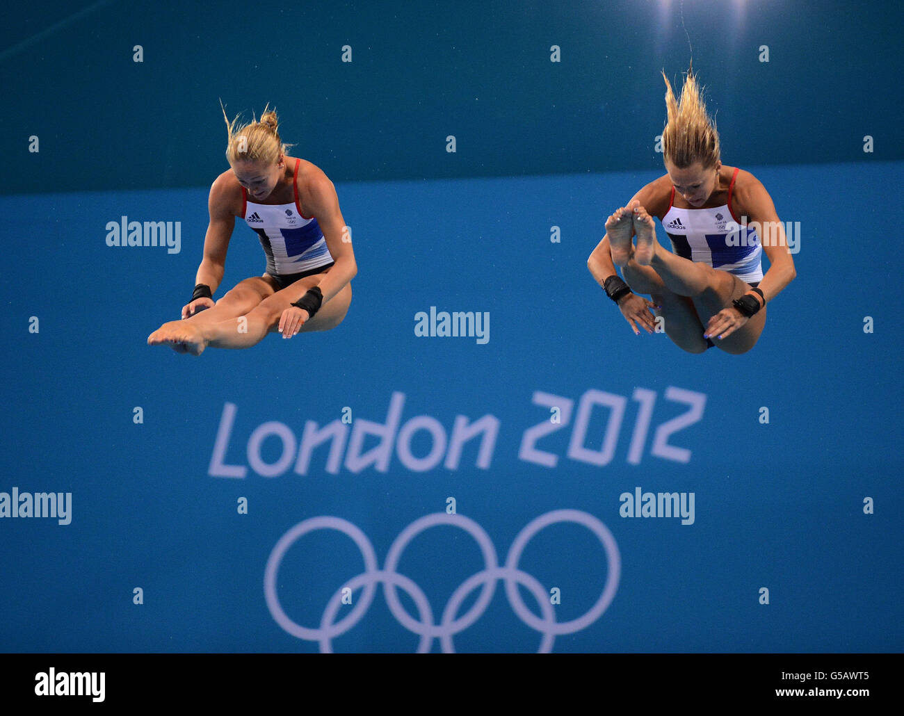 Great Britain's Sarah Barrow and Tonia Couch compete during the Women's ...