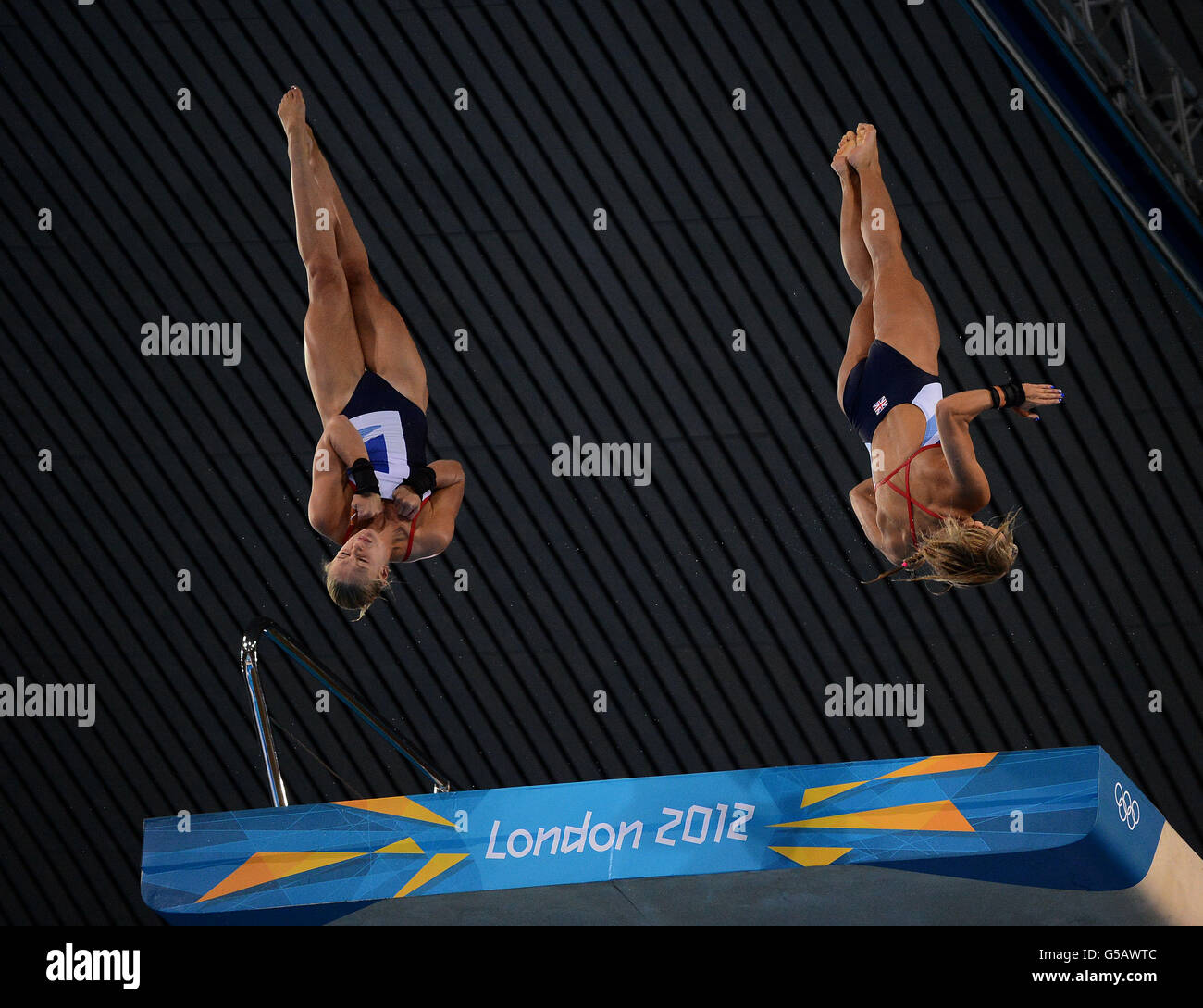 Great Britain's Sarah Barrow and Tonia Couch compete during the Women's ...