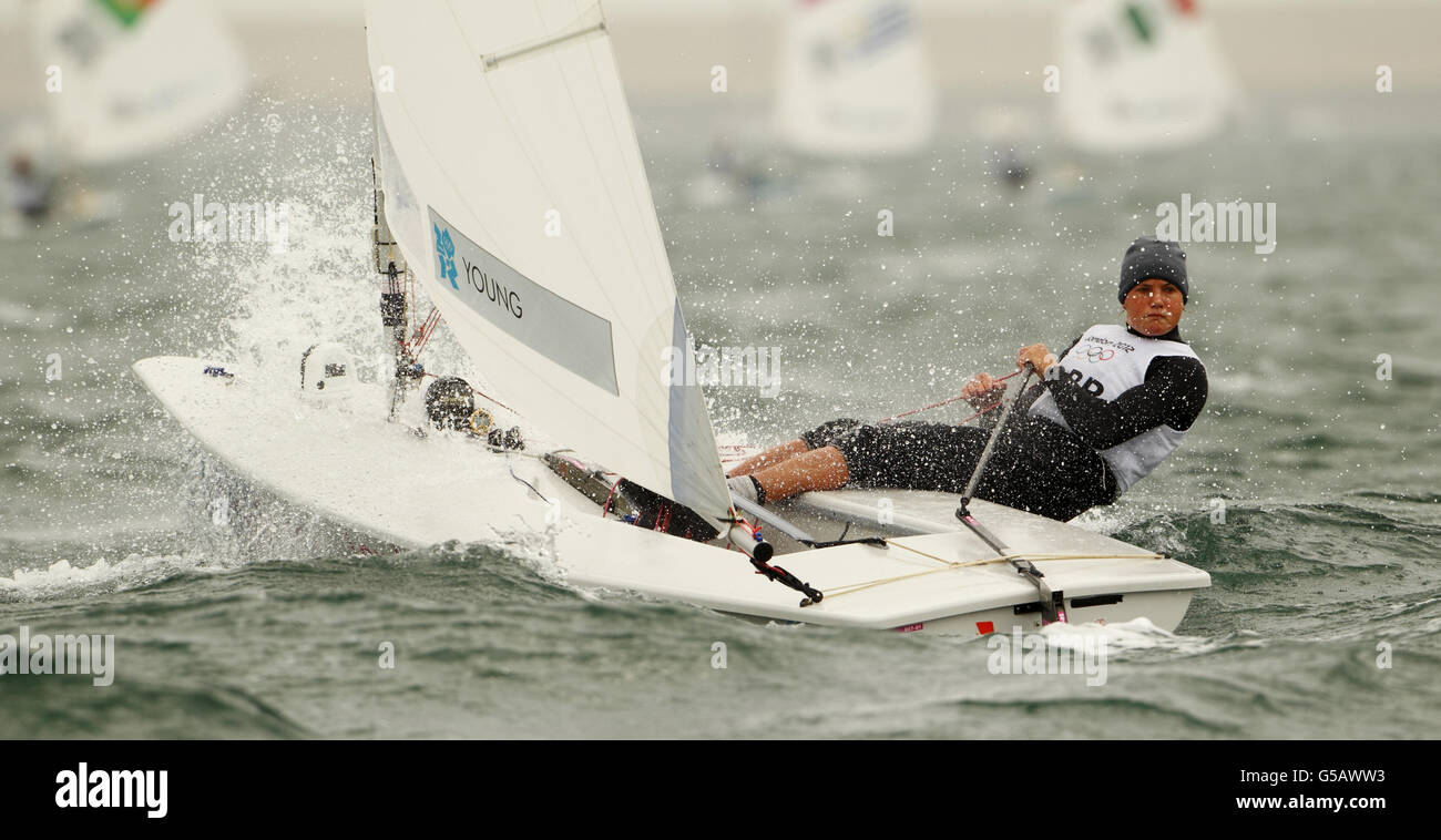 London Olympic Games - Day 4. Great Britain's Alison Young during her ...