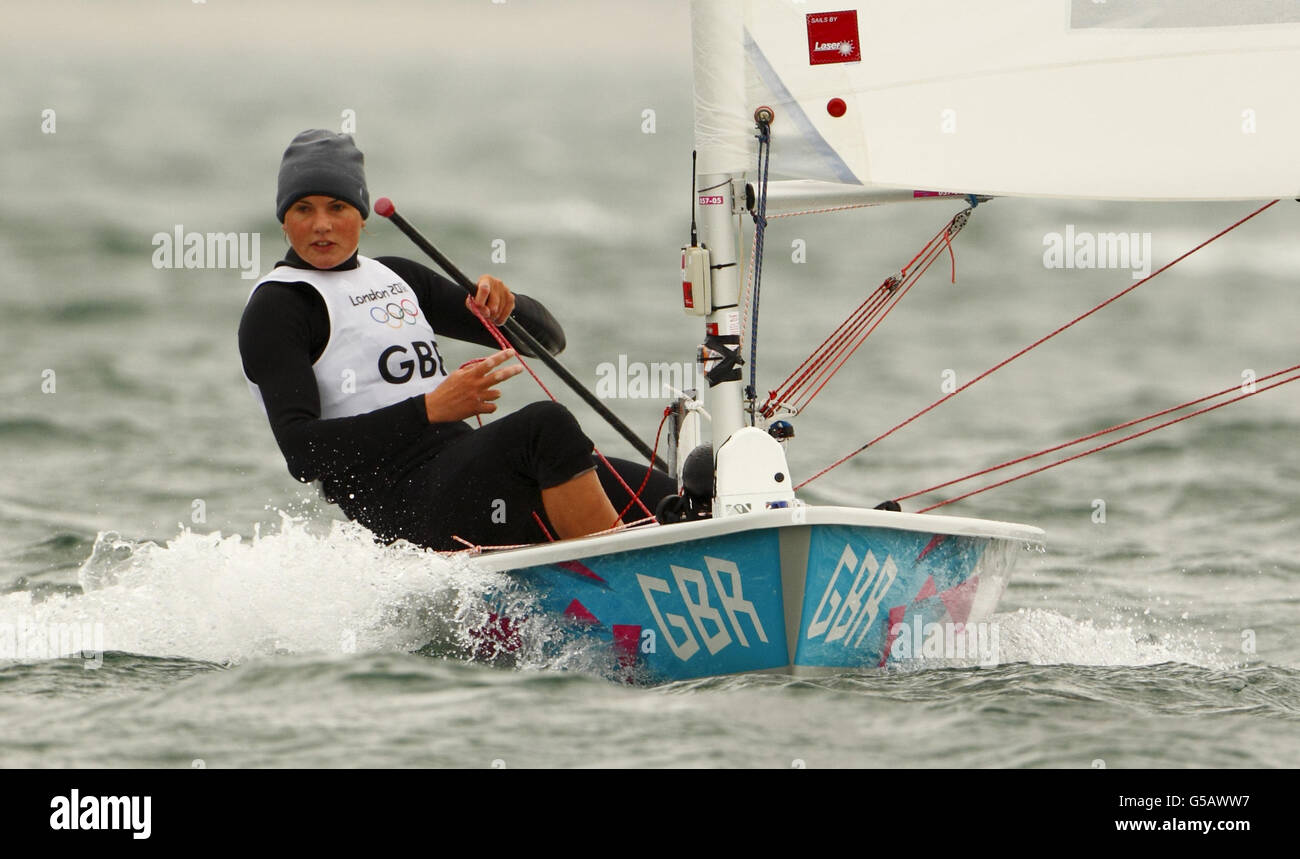 Great Britain's Alison Young during her second race of the day in the ...