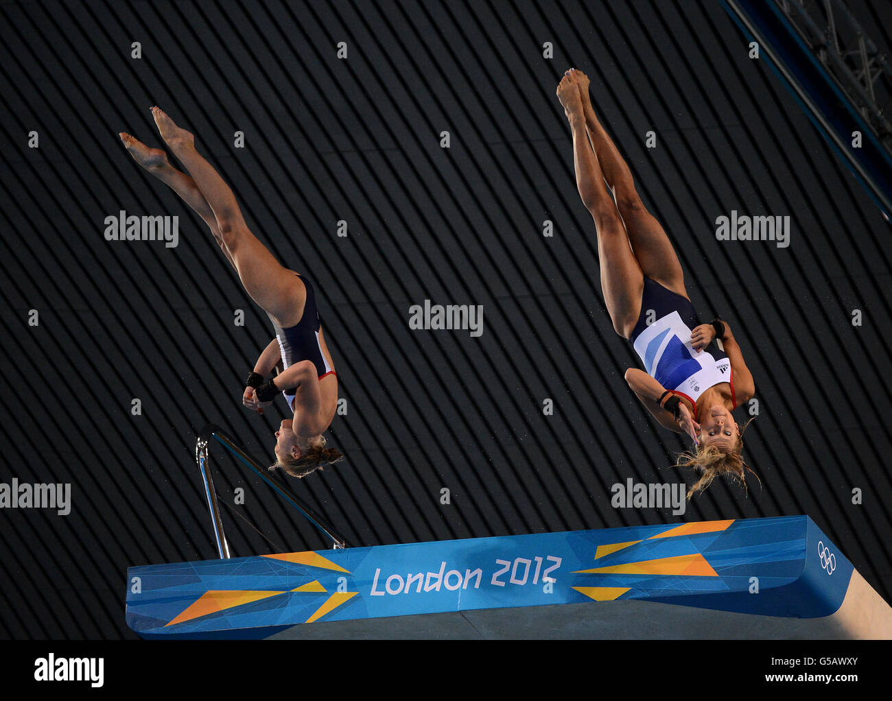 Great Britain's Sarah Barrow and Tonia Couch in action in the Women's ...