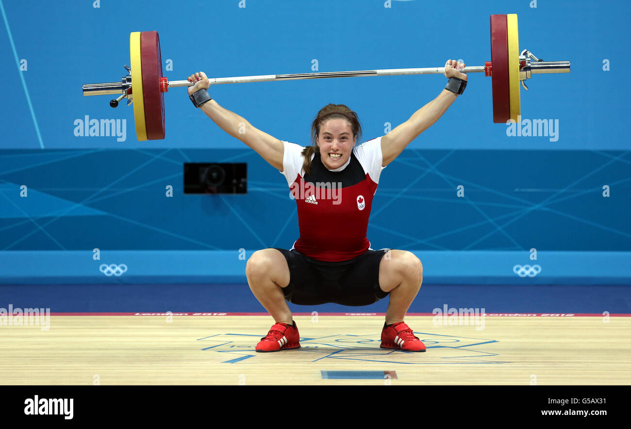 Canada's Marie-Eve Beauchemin-Nadeau competes the Woman's 69kg Group B ...