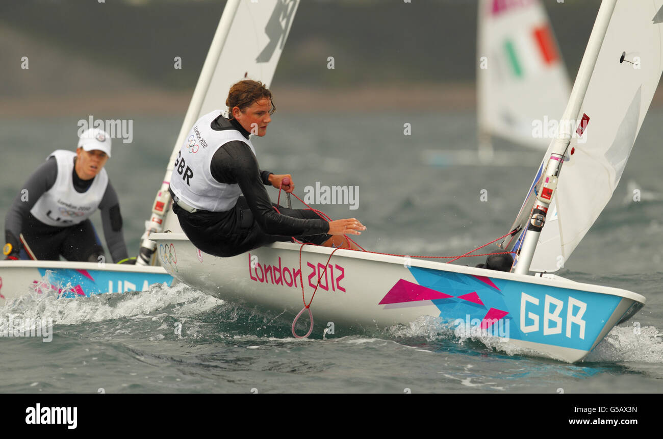 London Olympic Games - Day 5. Great Britain's Alison Young racing in ...
