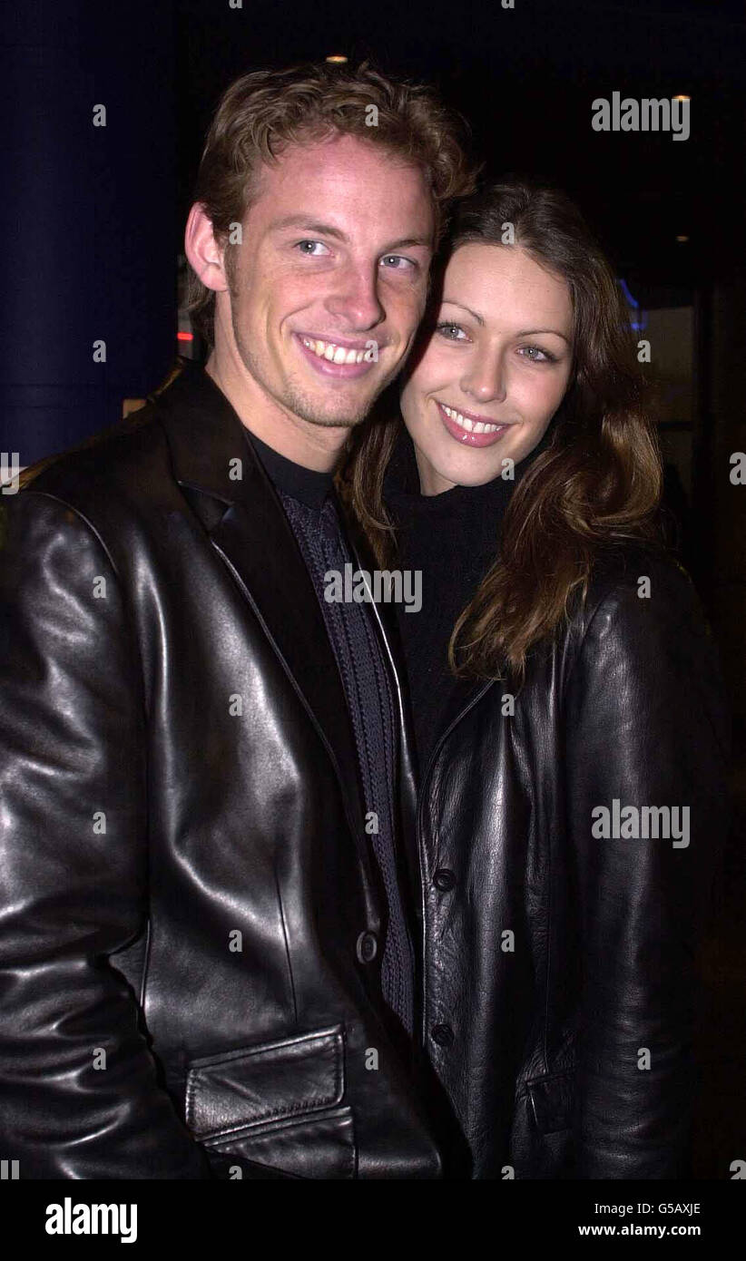 Formula One Grand Prix Benneton driver Jenson Button and his girlfriend ...