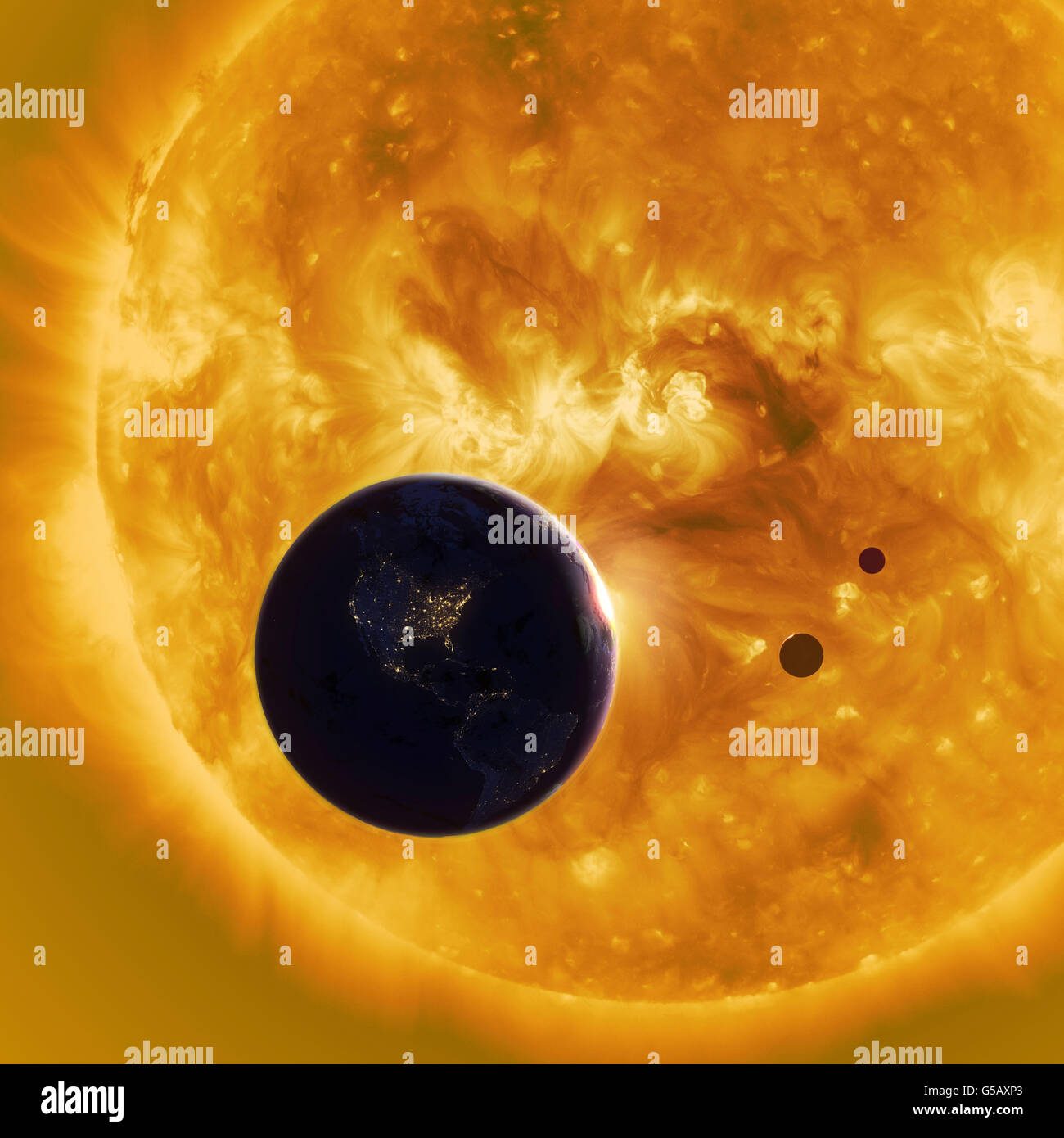Earth orbit around sun hi-res stock photography and images - Alamy