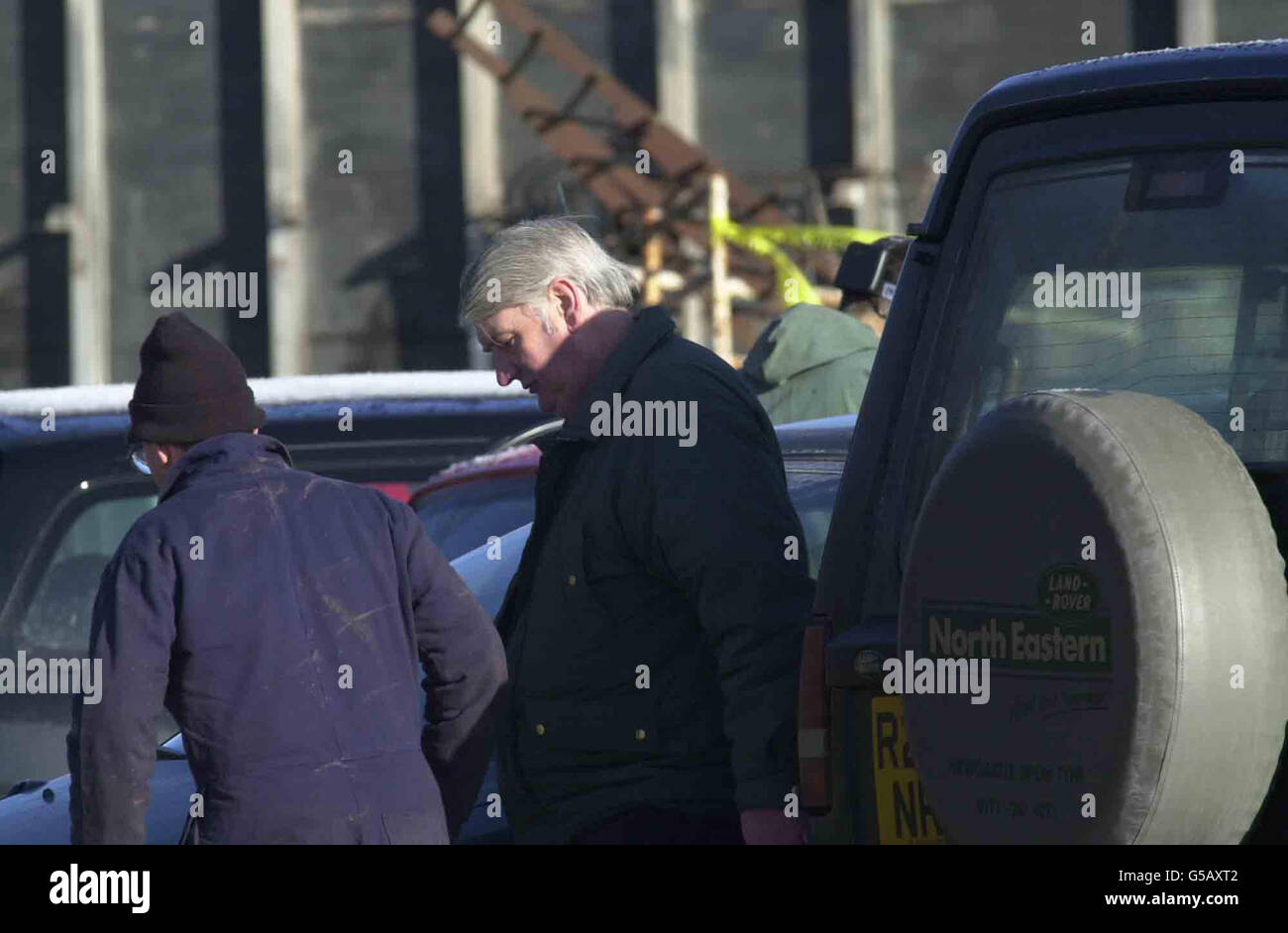 Pig farmer Robert Waugh Stock Photo - Alamy
