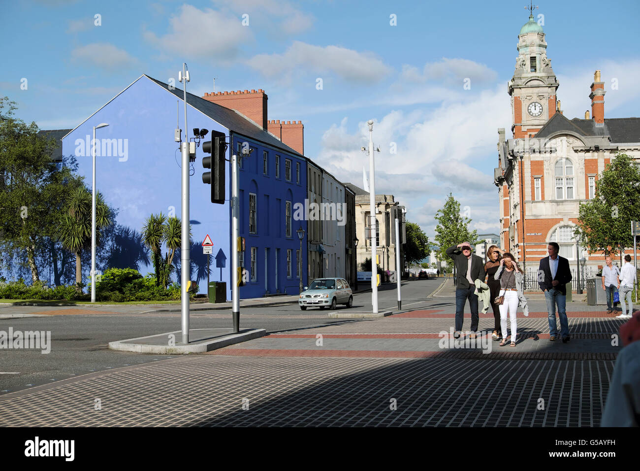 Uk wales swansea wind street hi-res stock photography and images - Alamy