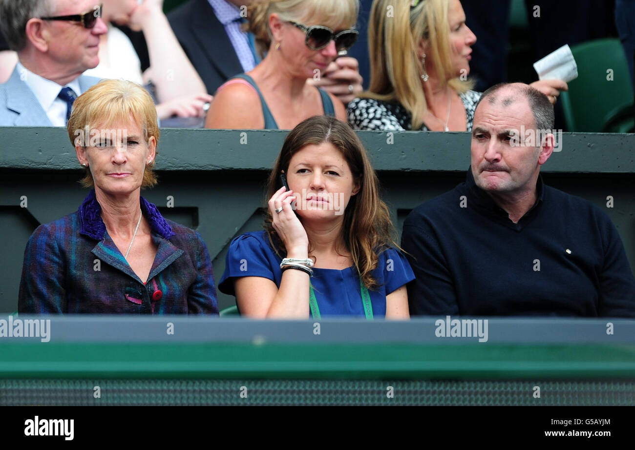 Judy (left) and Will Murray, parents of Great Britain's Andy Murray ...