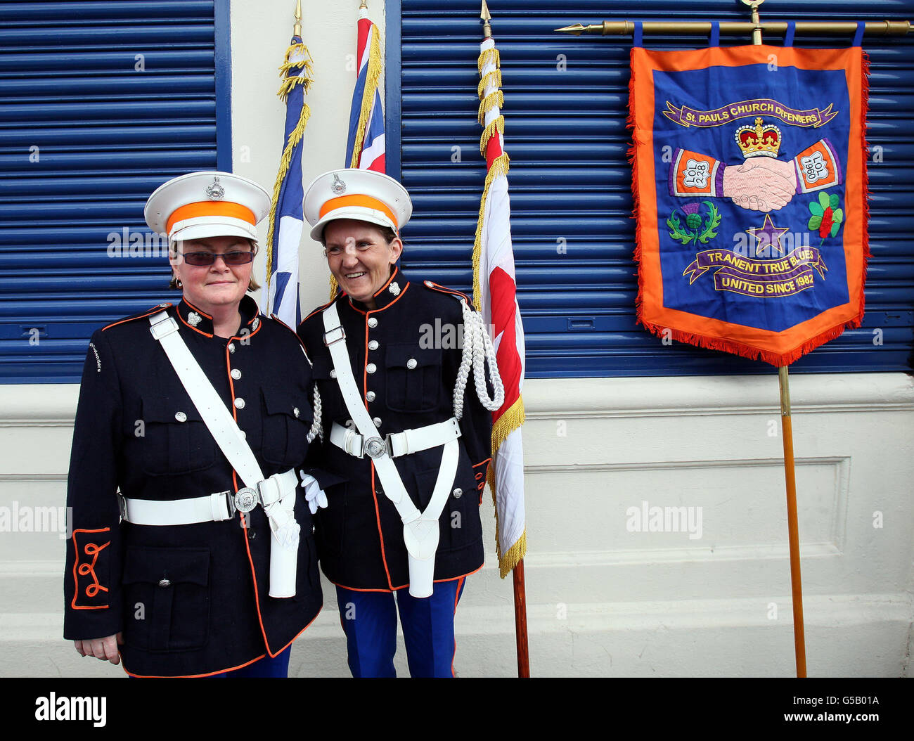 Orange Order marches Stock Photo - Alamy