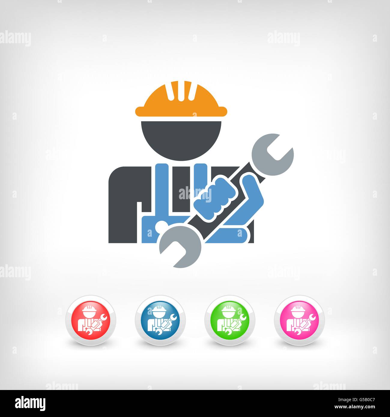 Work dungarees Stock Vector Images - Alamy