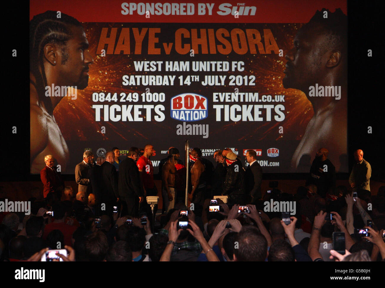 David haye david haye chisora hi-res stock photography and images - Alamy