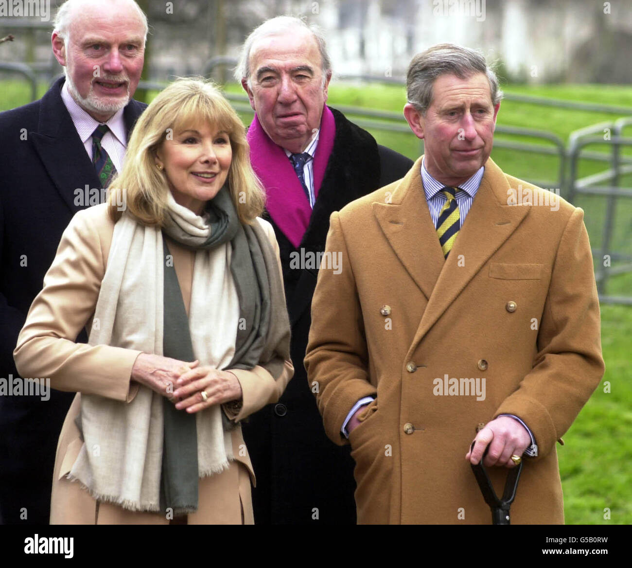 Prince Charles plants Tree6 Stock Photo - Alamy